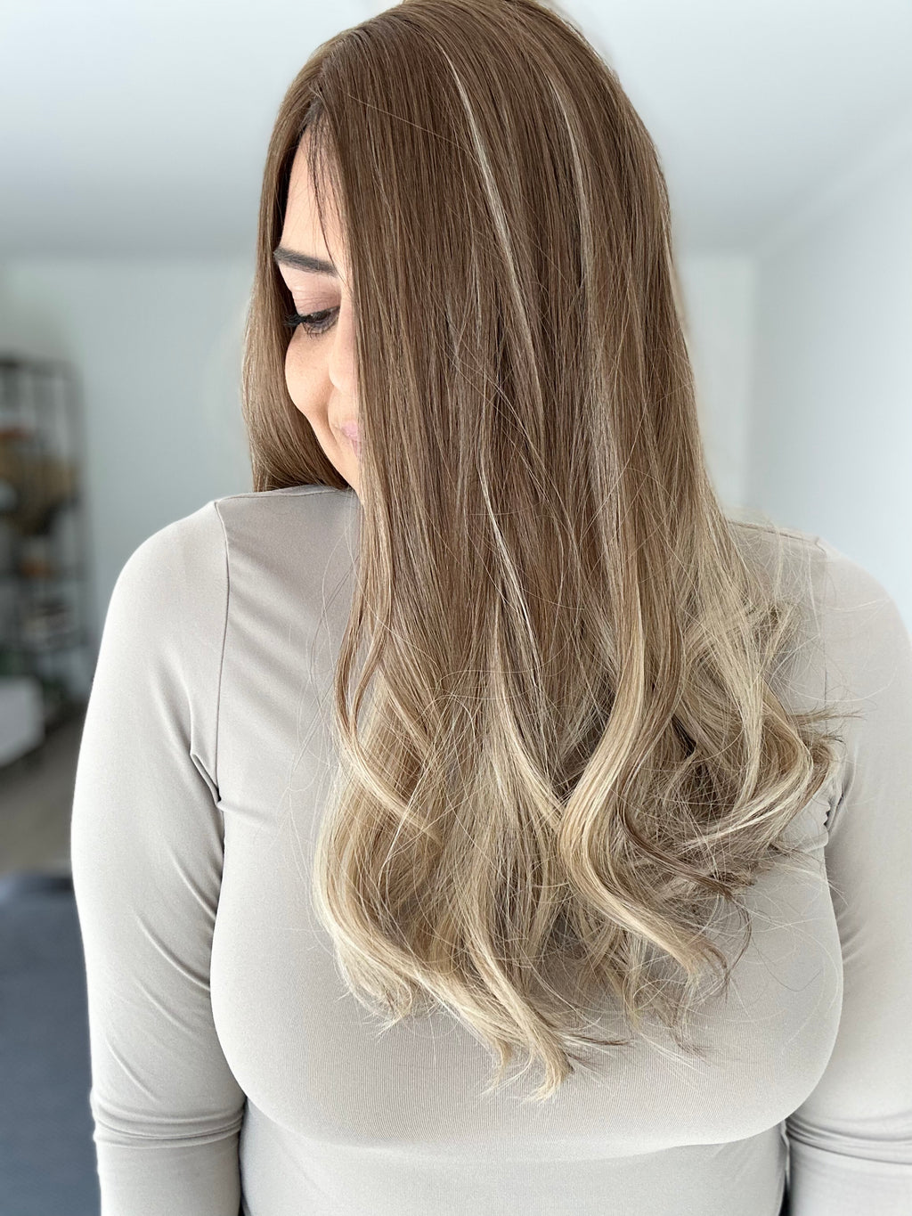 Cleo -Dark Honey Blonde Ombre - Hair Topper (8x8 cap / 20-22") – ND ...